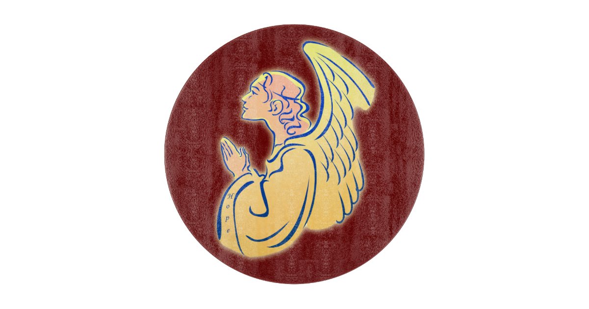 Angel Of Hope Cutting Board | Zazzle