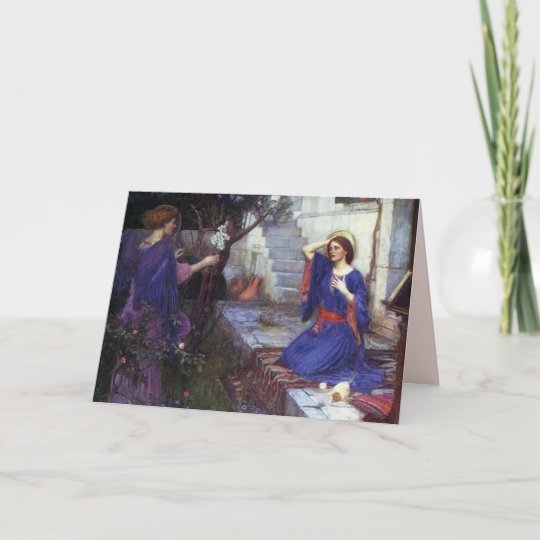 Angel Pre-Raphaelite Christmas Card | Zazzle.co.uk