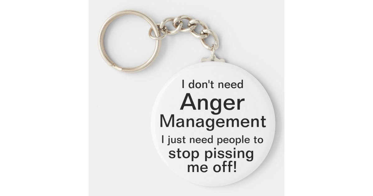 Anger Management Key Chain Zazzle