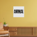 Animal - Gym Bodybuilding Fitness Poster | Zazzle