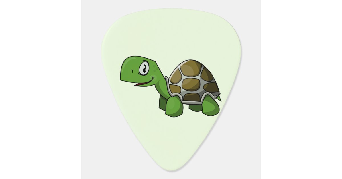animated turtle guitar pick | Zazzle