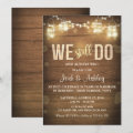 Anniversary invitation Rustic Vow Renewal Party | Zazzle