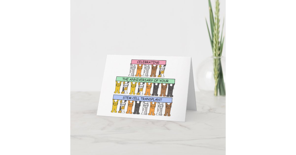 Anniversary of Stem Cell Transplant Card | Zazzle