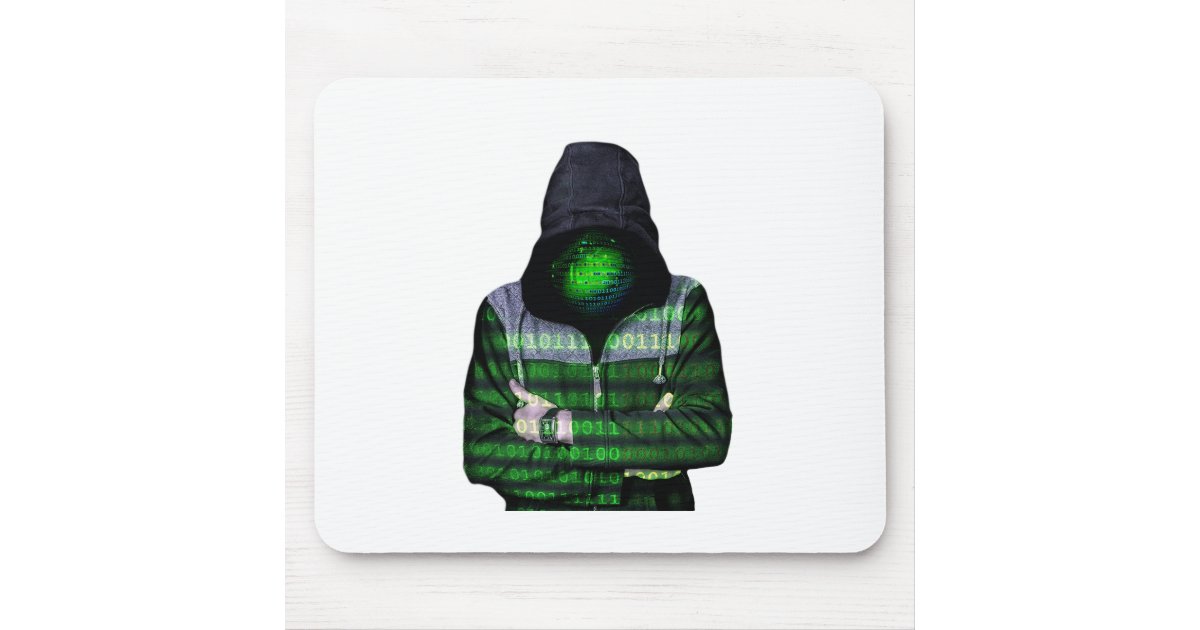 Anonymous Internet Hacker Mouse Mat | Zazzle
