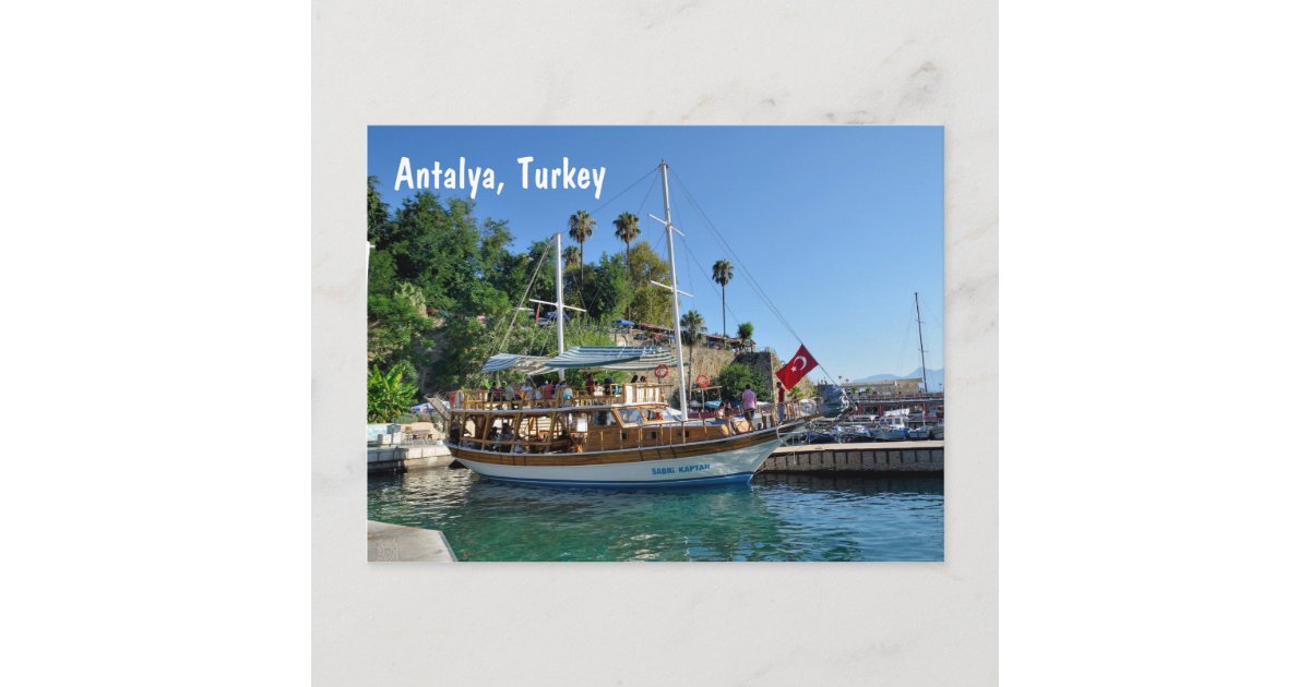 Antalya, Turkey Postcard | Zazzle
