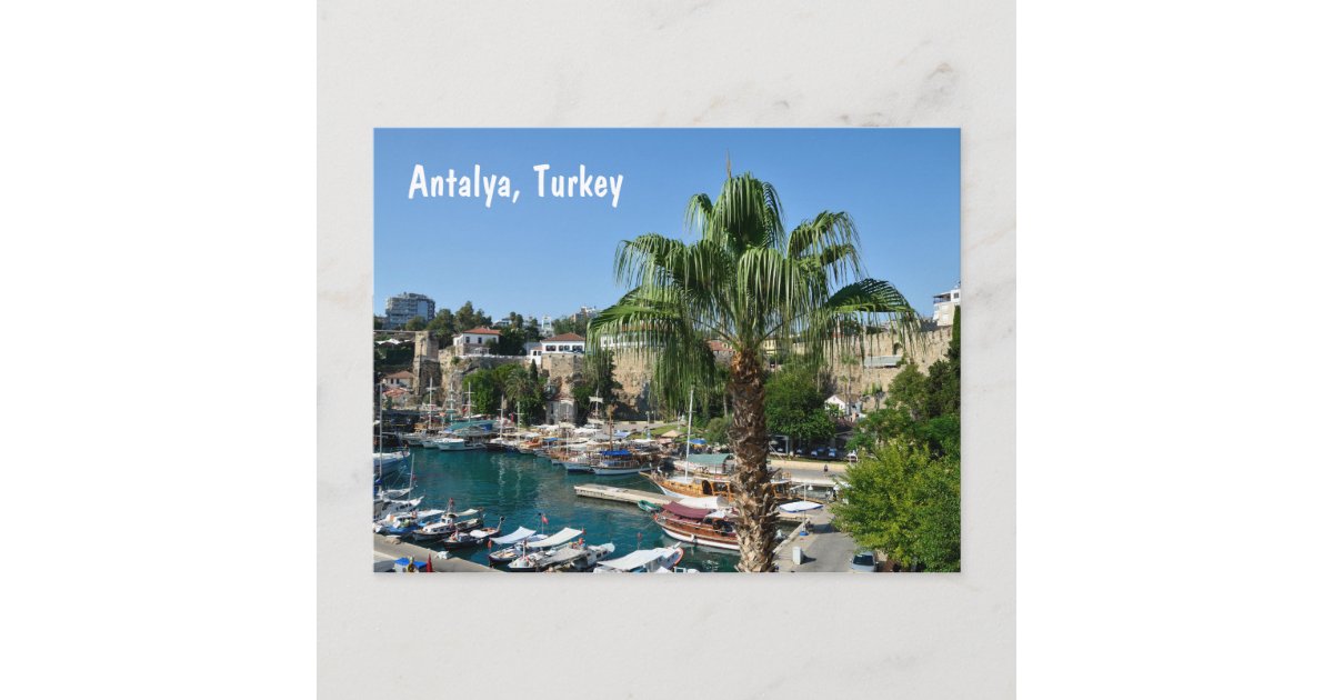 Antalya, Turkey Postcard | Zazzle