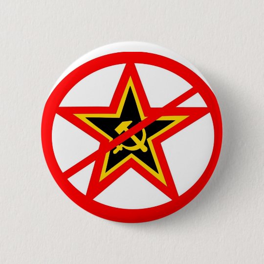 anti-communist 6 cm round badge | Zazzle.co.uk