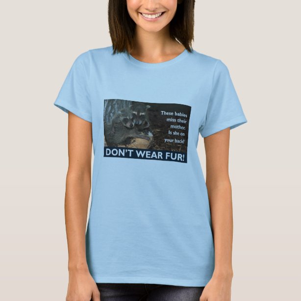 Anti Fur T-Shirts & Shirt Designs | Zazzle UK