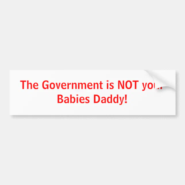 Anti Government Bumper Stickers | Zazzle