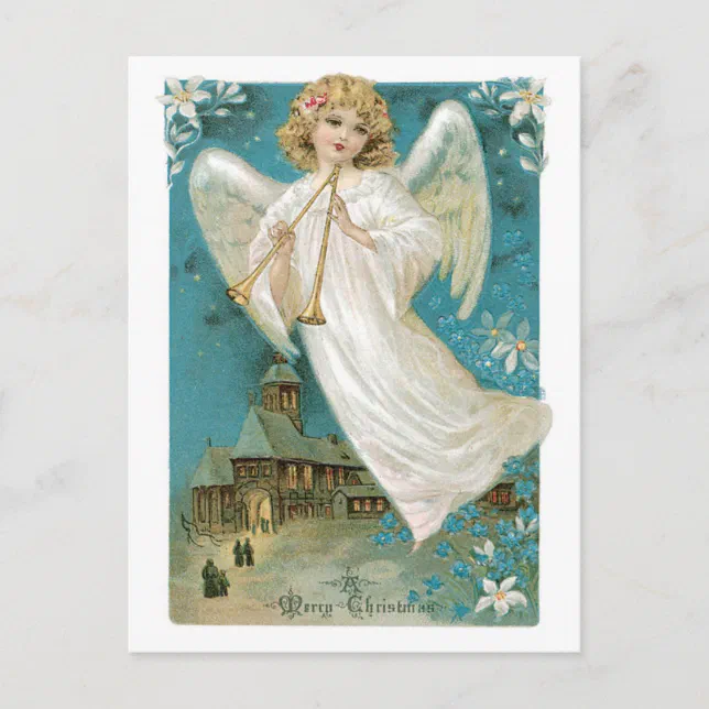 Antique Angel Postcard | Zazzle