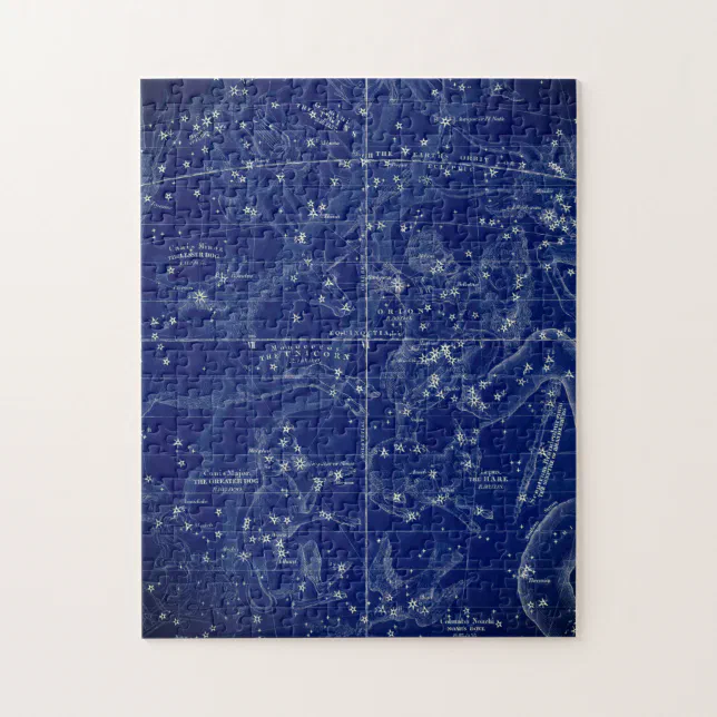 Antique Constellations Map Jigsaw Puzzle | Zazzle