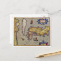 Antique Map of Japan by Mercator and Hondius Postcard | Zazzle