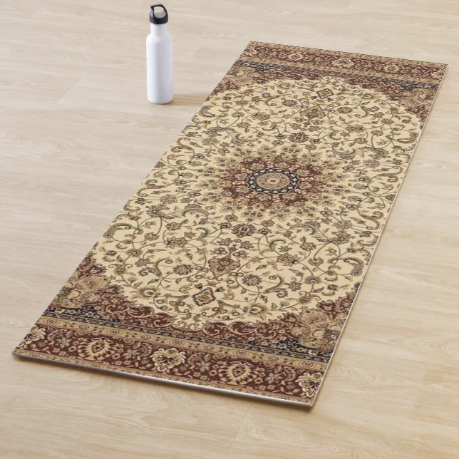 Antique Persian Turkish Rug Carpet Yoga Mat | Zazzle