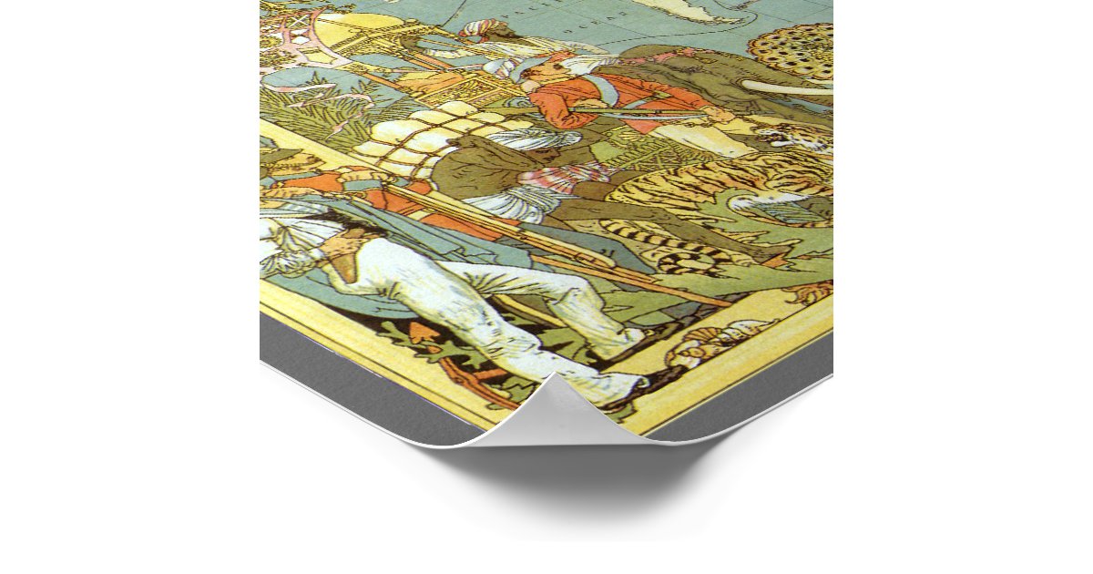 Antique World Map of the British Empire, 1886 Poster | Zazzle