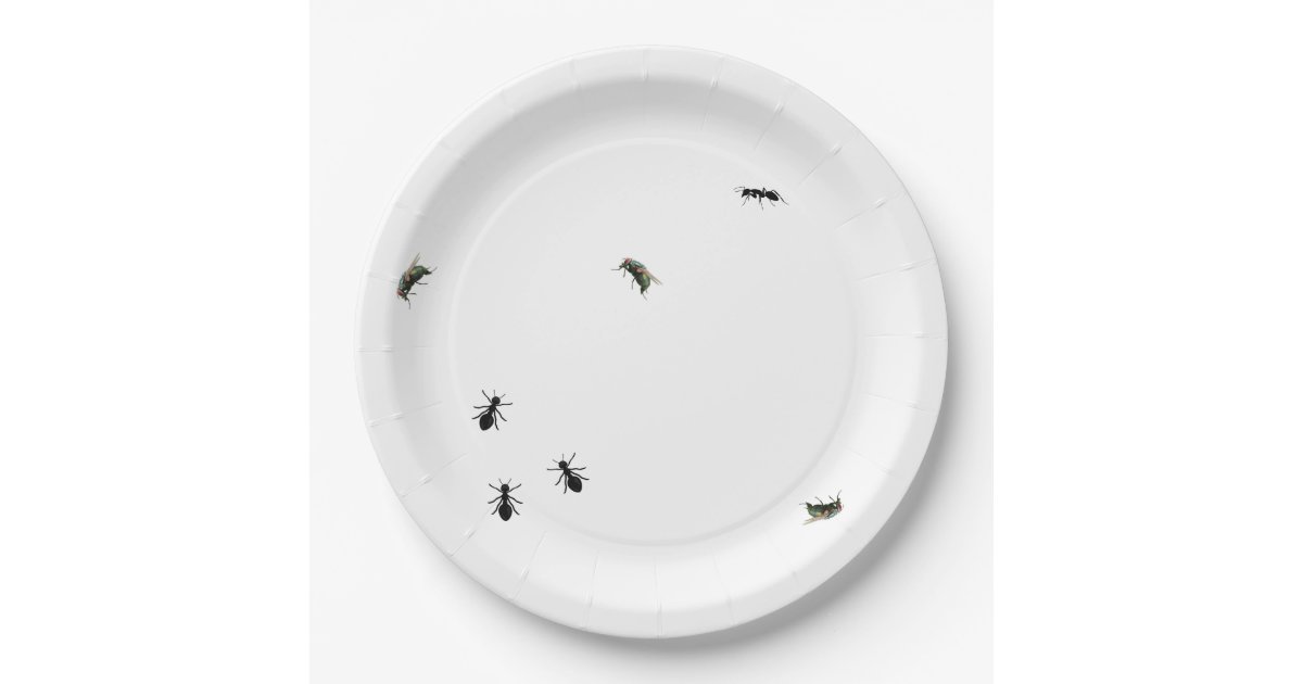Ants And Flies Paper Plate | Zazzle