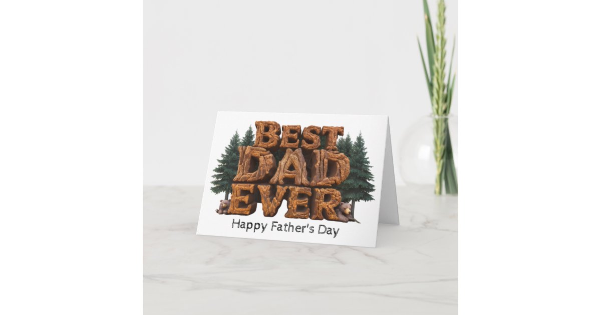 AP86 Best DaD Ever Photo Father's Day Card | Zazzle