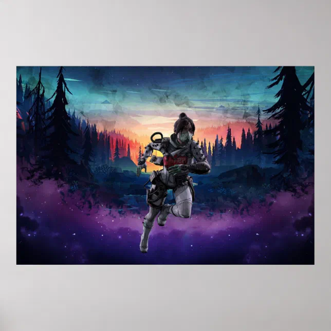 Apex Legends Wraith Scene Poster | Zazzle