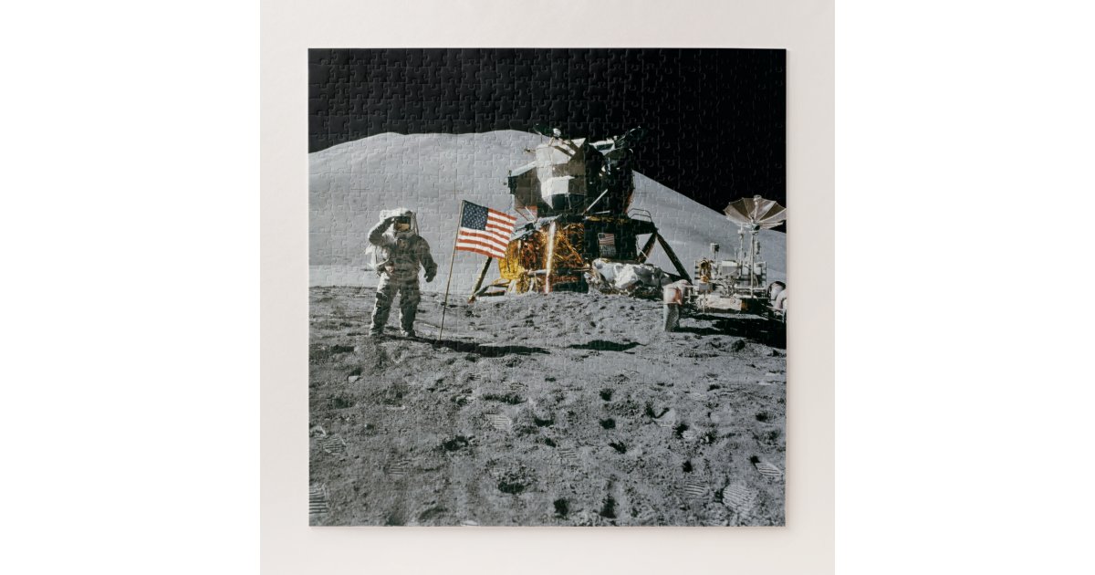Apollo 15 Moon Landing Jigsaw Puzzle | Zazzle