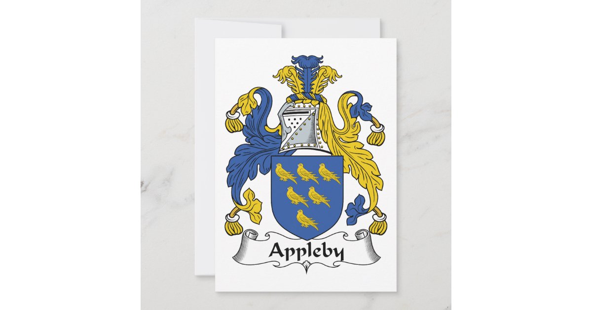 Appleby Family Crest | Zazzle