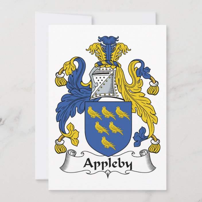 Appleby Family Crest | Zazzle.co.uk