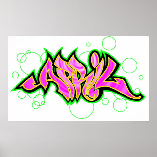 Graffiti Name Posters | Zazzle.co.uk