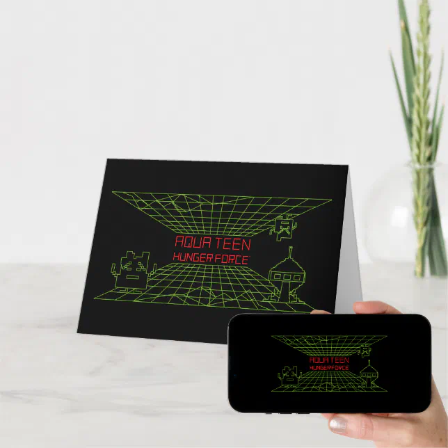 Aqua Teen Hunger Force Mooninites Game Logo Card | Zazzle