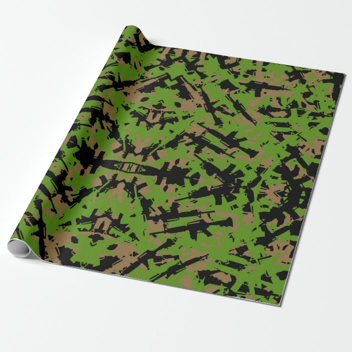 AR-15 Camouflage Wrapping Paper | Zazzle.co.uk