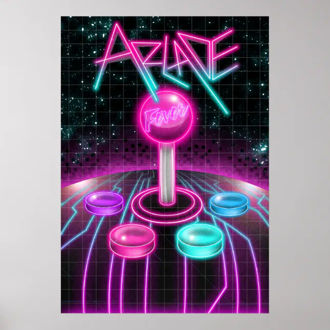 Arcade Fever Poster | Zazzle