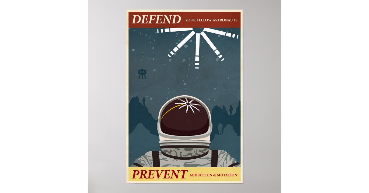 Arcade game propaganda poster- tenth in a series poster | Zazzle