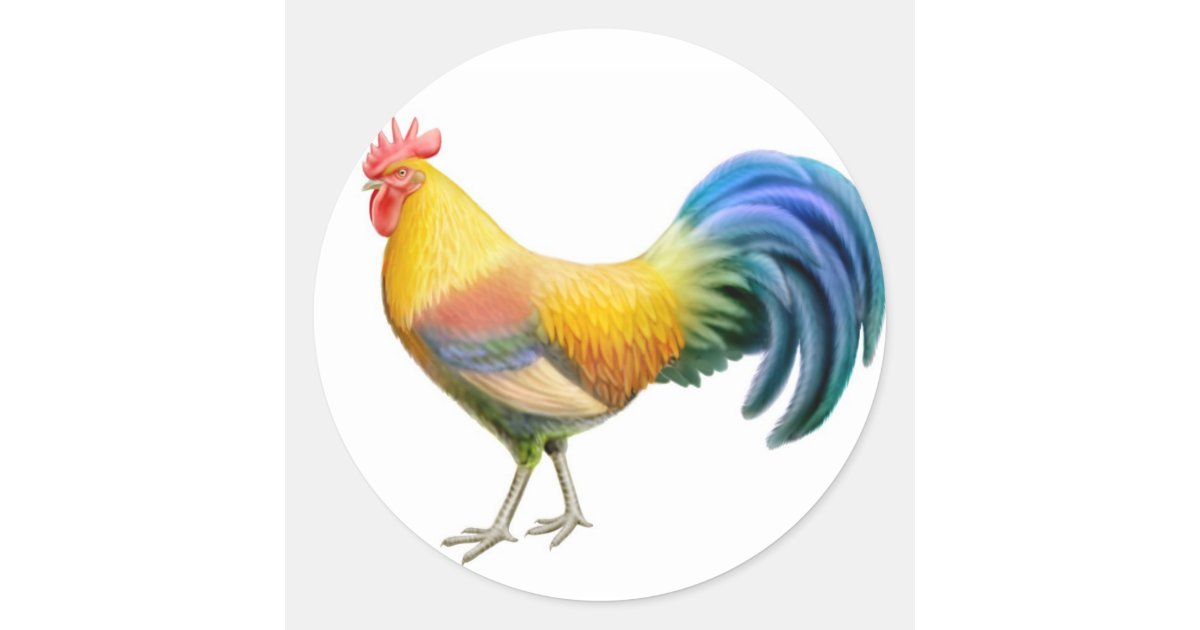 Ardenner Rooster Sticker | Zazzle