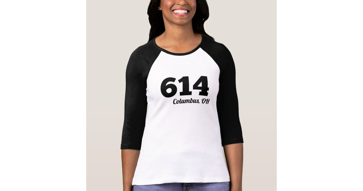 Area Code 614 Columbus OH T-Shirt | Zazzle