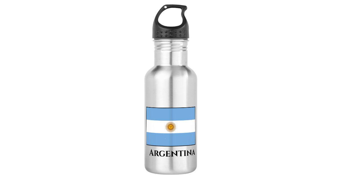 Argentina (Argentinian) Flag 532 Ml Water Bottle | Zazzle