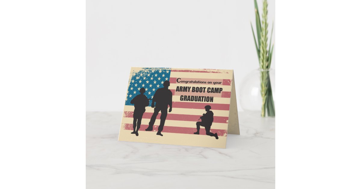 Army Boot Camp Graduation Military Soldiers Card | Zazzle.co.uk