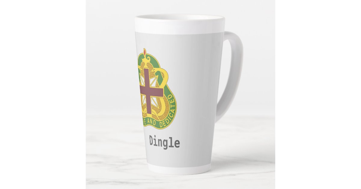 Army MEDCOM DUI Personalised Latte Mug | Zazzle