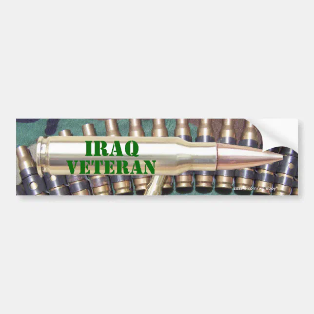 army usn usmc air force bullet Bumper Sticker | Zazzle
