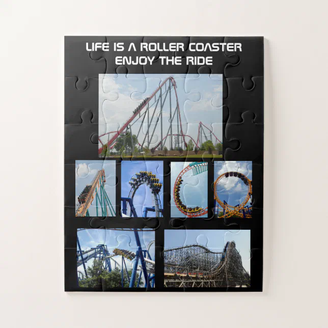 Array of Roller Coasters Jigsaw Puzzle | Zazzle
