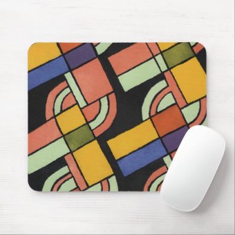 Art Deco Geometric Pattern - Mousepad | Zazzle