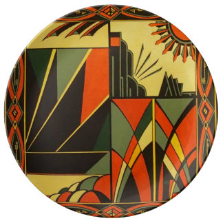 Art Deco Plates | Zazzle.co.uk