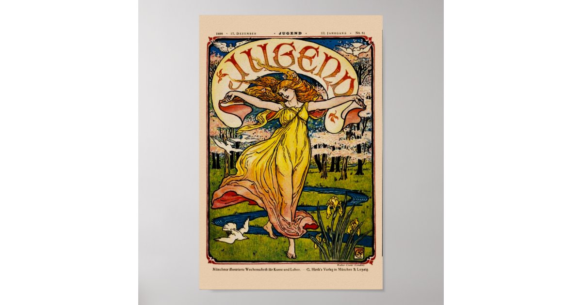 Art Nouveau - Jugend Poster | Zazzle