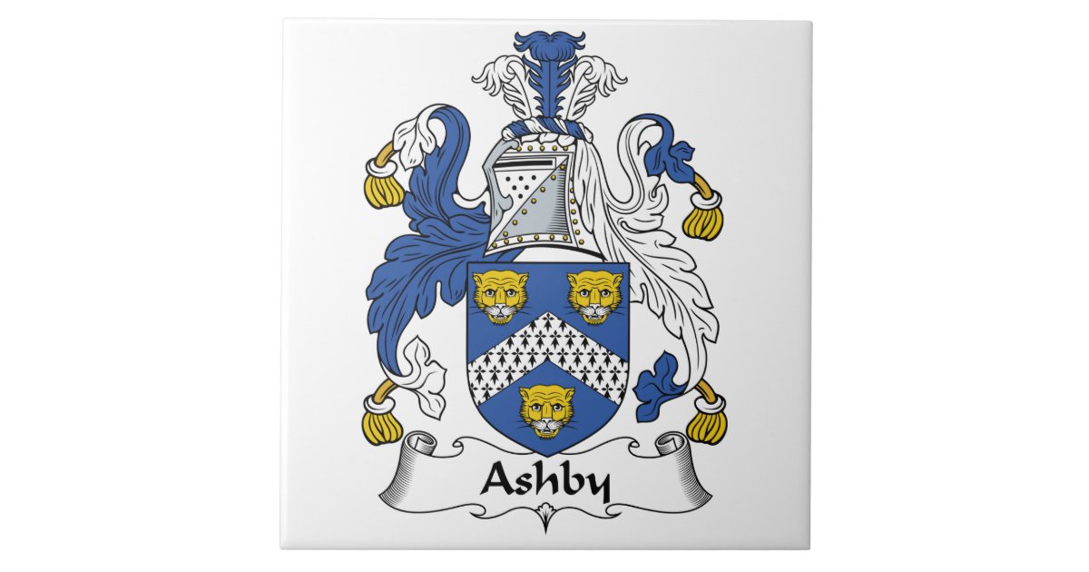 Ashby Family Crest Tile | Zazzle