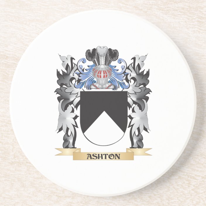 Ashton Coat of Arms - Family Crest Coaster | Zazzle.co.uk