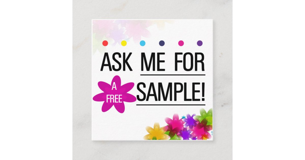 Ask me for a sample Colour Street Nail Stylist Square Business Card ...