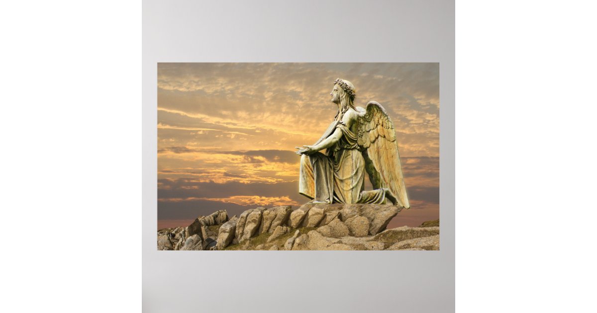 asking angel poster | Zazzle