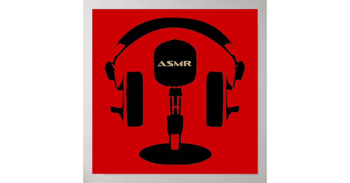 ASMR Logo Poster | Zazzle
