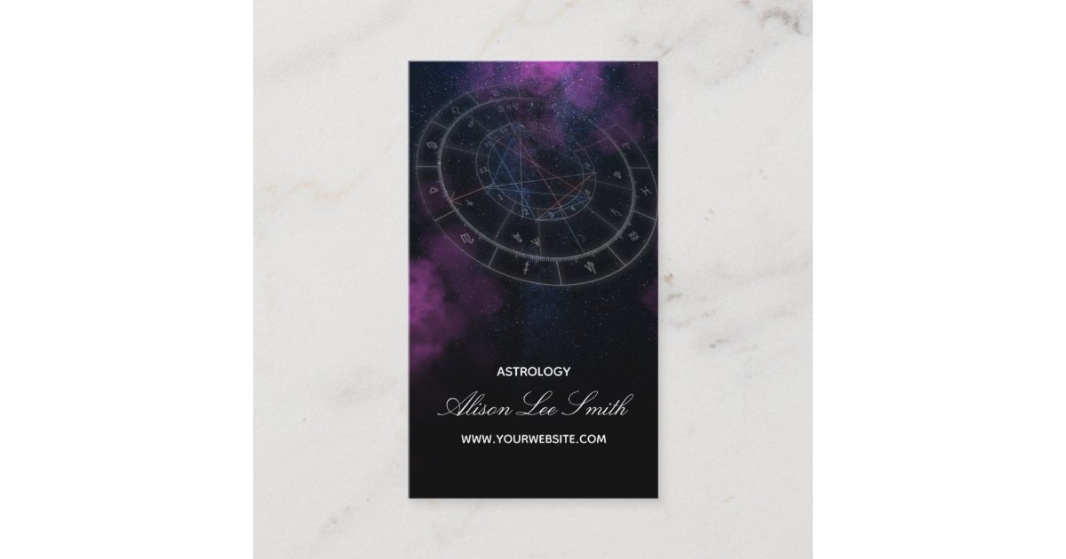 Astrology Consultant Astrologer Business Card | Zazzle