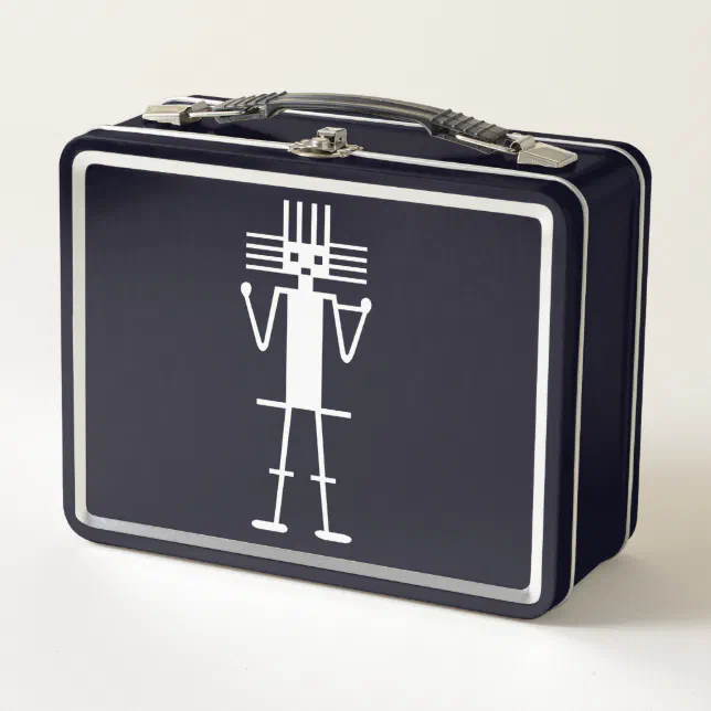 atacama giant geogliph symbol ancient nazca peru a metal lunch box | Zazzle