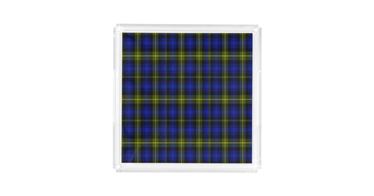 Atkinson Scottish Tartan Acrylic Tray | Zazzle