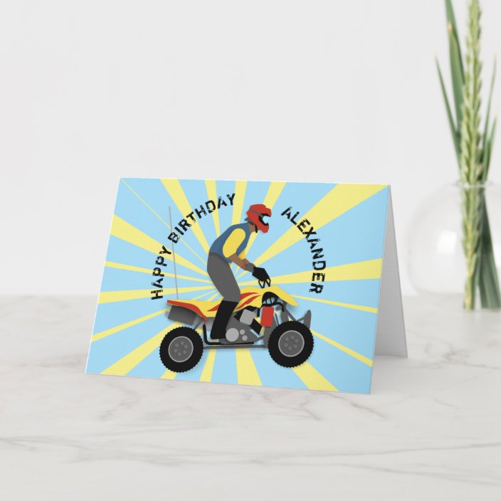 ATV CARD | Zazzle.co.uk