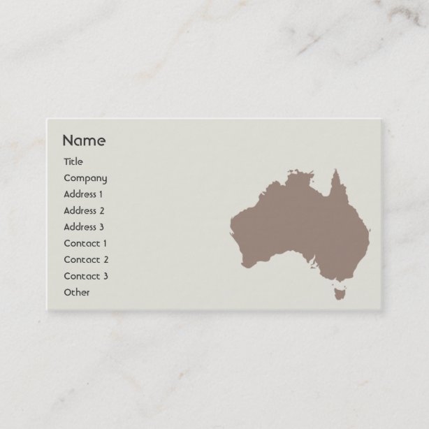 Australia Business Cards | Zazzle UK