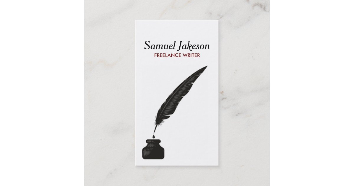 AUTHORS & WRITERS Business Card | Zazzle
